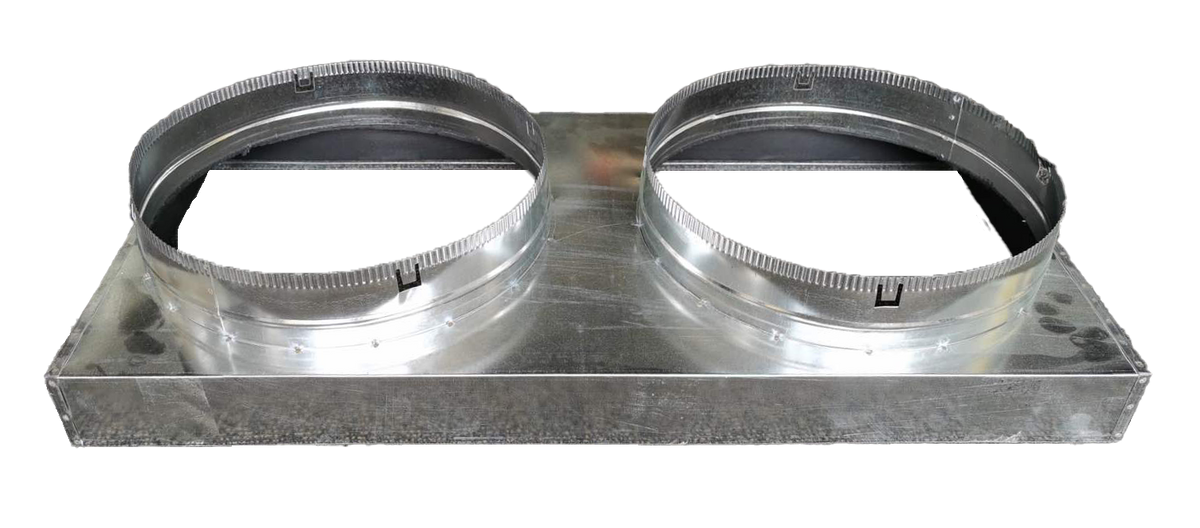 Air Return Eggcrate Grille Boots (Galvenized with Two Spigot) – Pacific ...